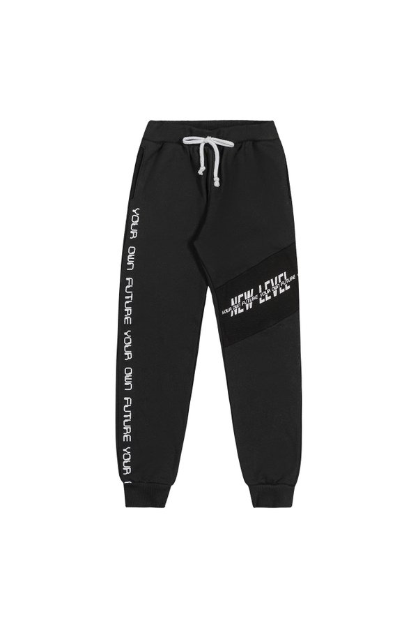 Calça Moletom Letreiro Menino Alenice